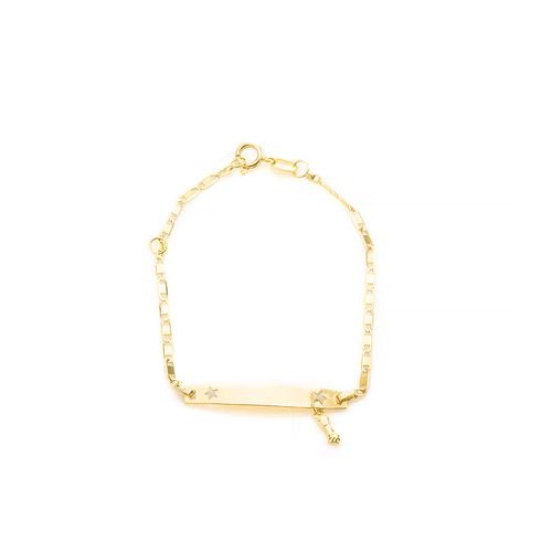 Pulseira de Ouro para Bebê - compre pulseira para bebê 18k | Joiasgold